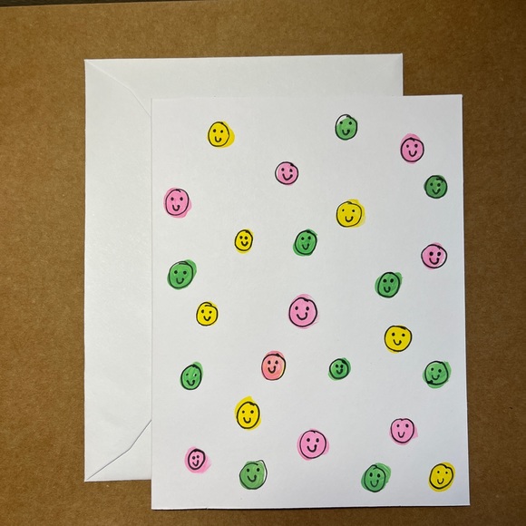 Office | Smiley Face Card | Poshmark